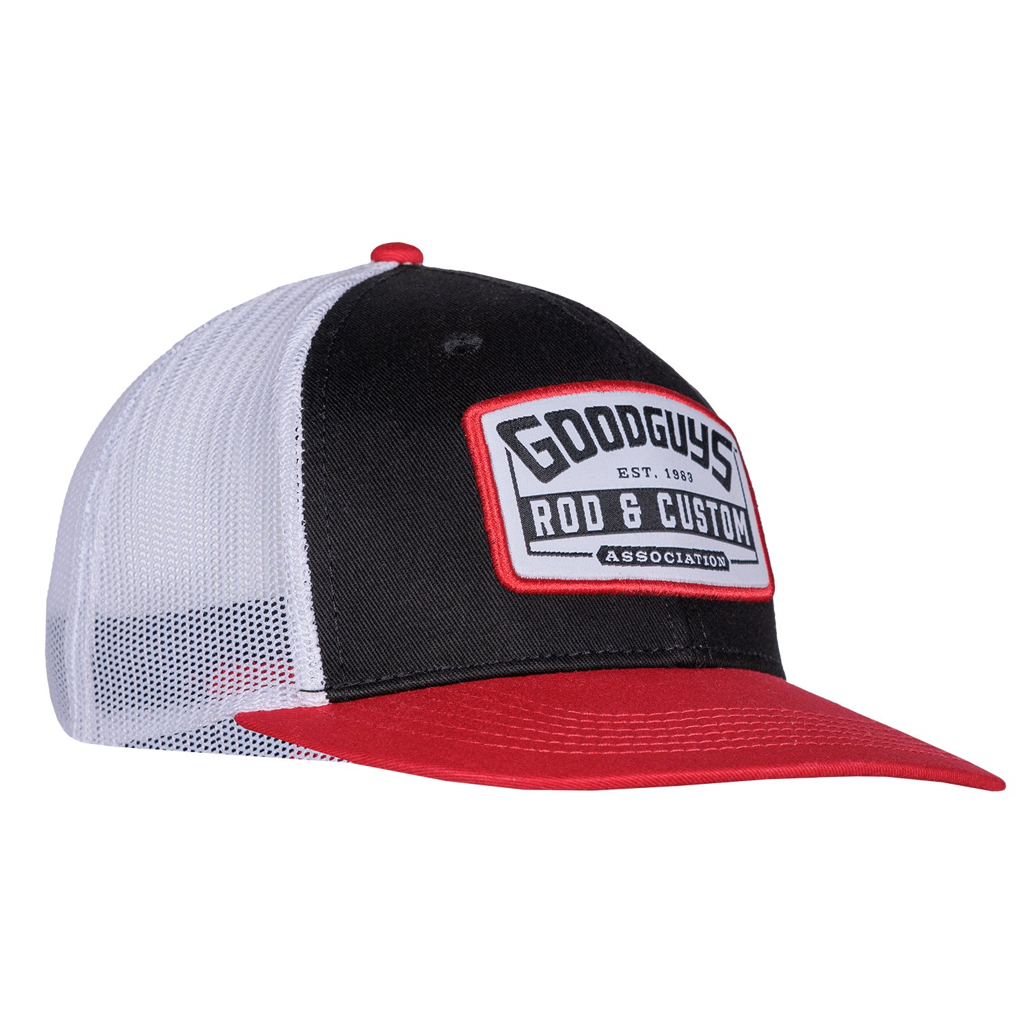 Goodguys Red Bill Trucker Hat | Goodguys Merchandise, LLC