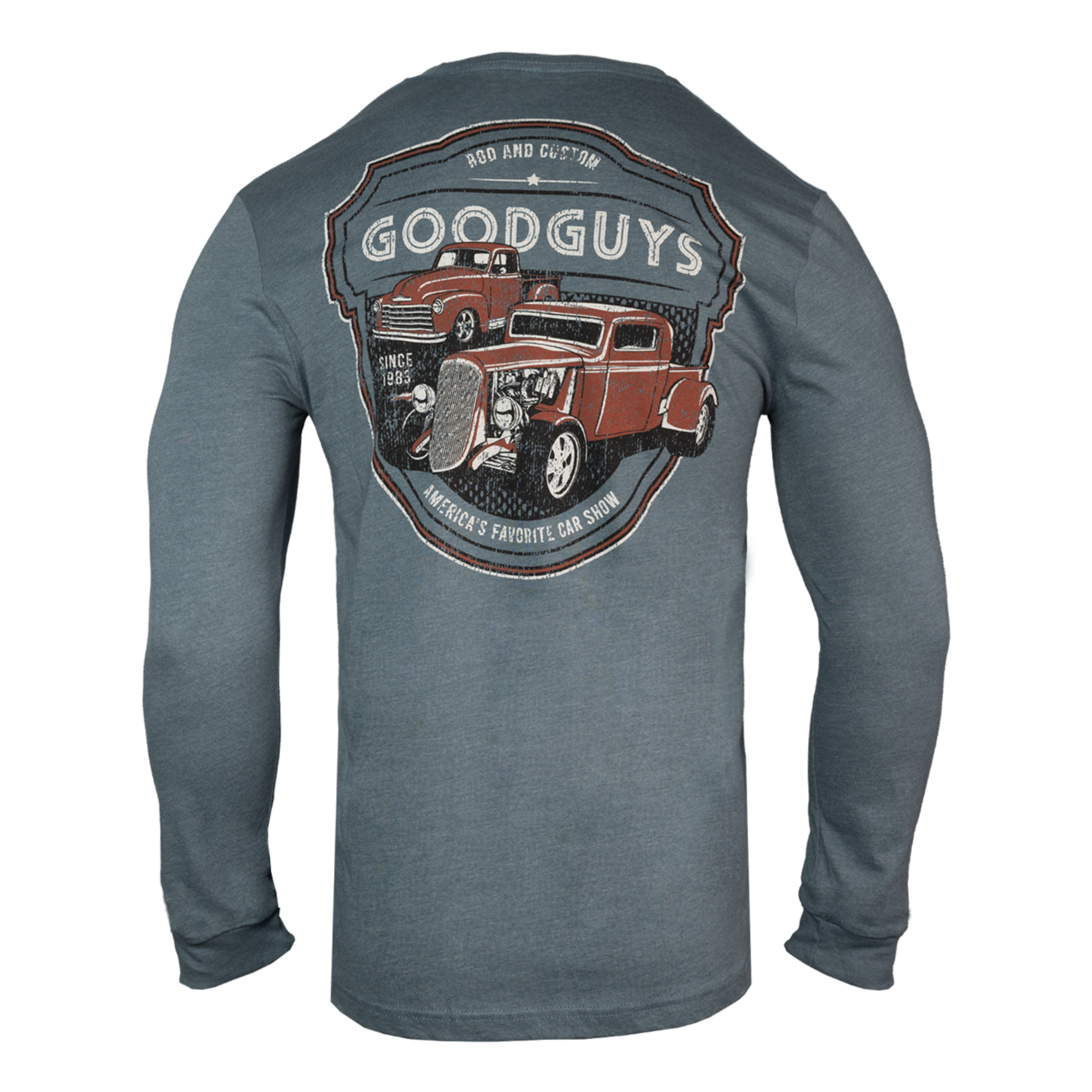 Men’s Vintage Badge Long Sleeve Tee | Goodguys Merchandise, LLC