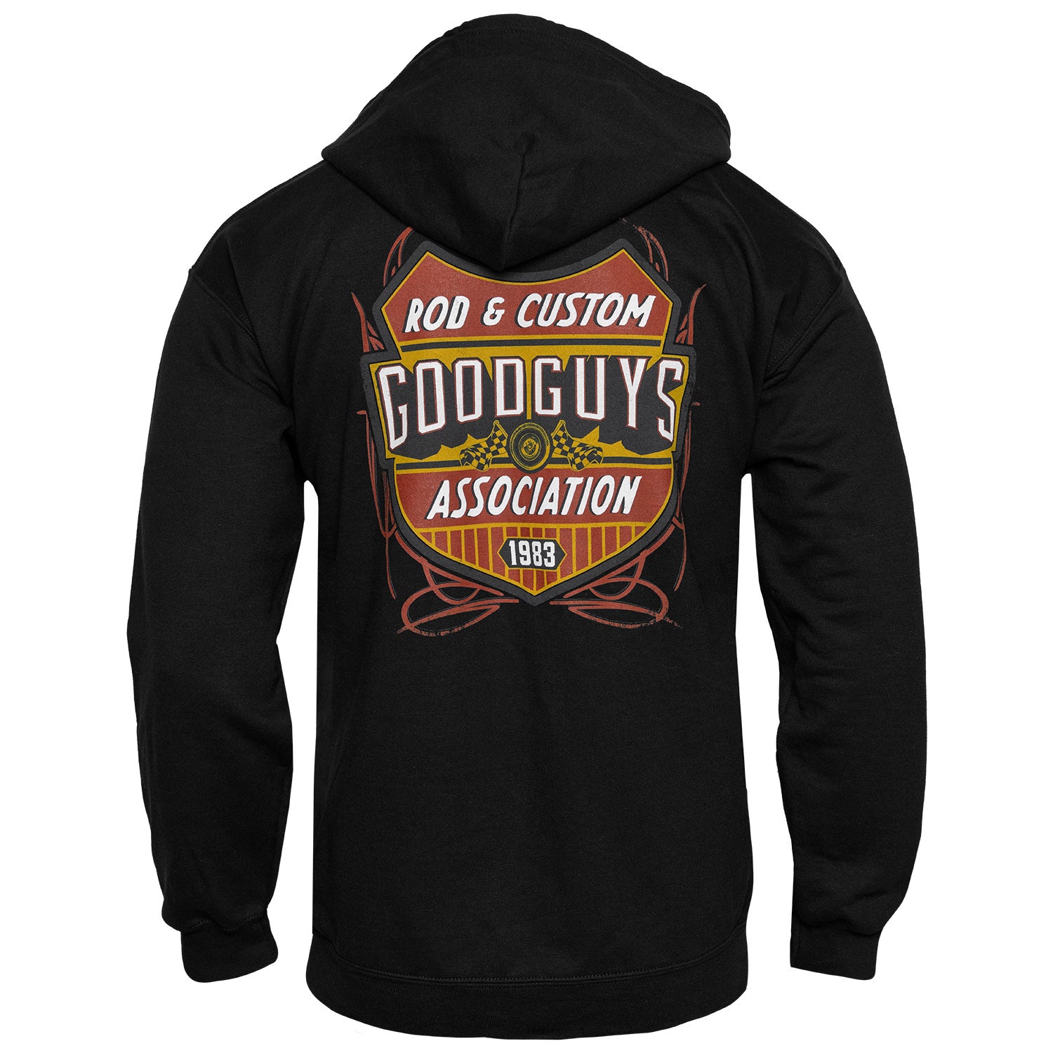 Men's Checkered Shield Zip Hoodie | Goodguys Merchandise, LLC